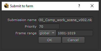 GitHub - gillesvink/NukeDeadlineSubmission: Script to easily submit Nuke script to Deadline ...